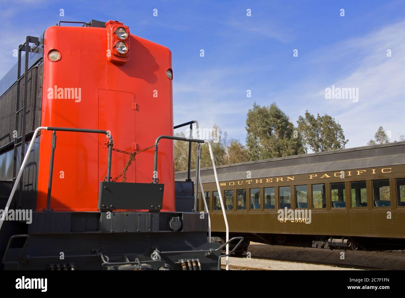 Orange locomotive hi-res stock photography and images - Alamy