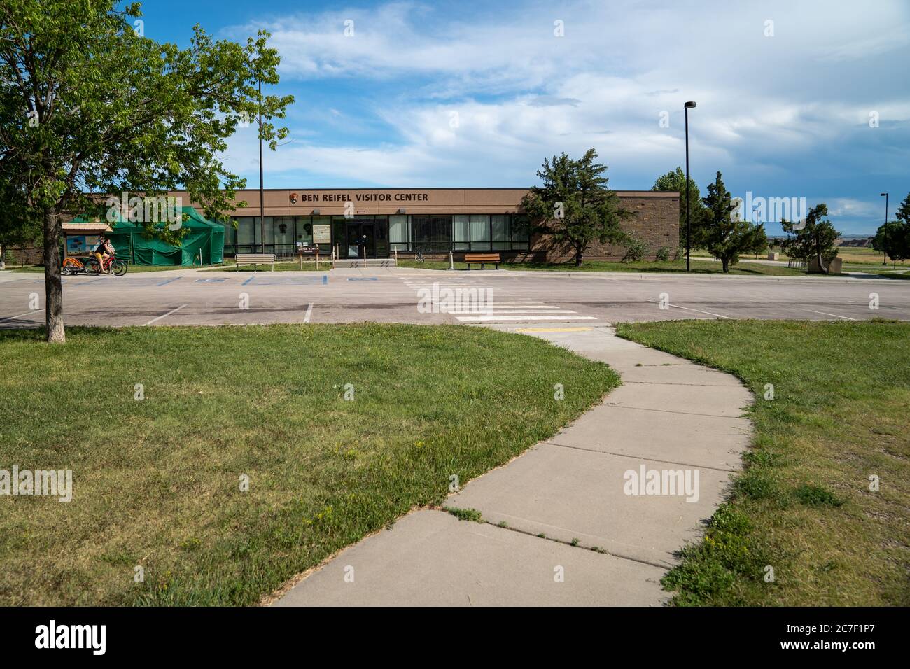 Scenic, South Dakota - June 21, 2020: Building for the Ben Reifel ...