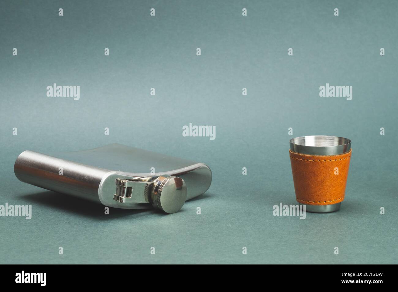 Stainless steel flask with shot glass. travel shot glass for alcohol ...