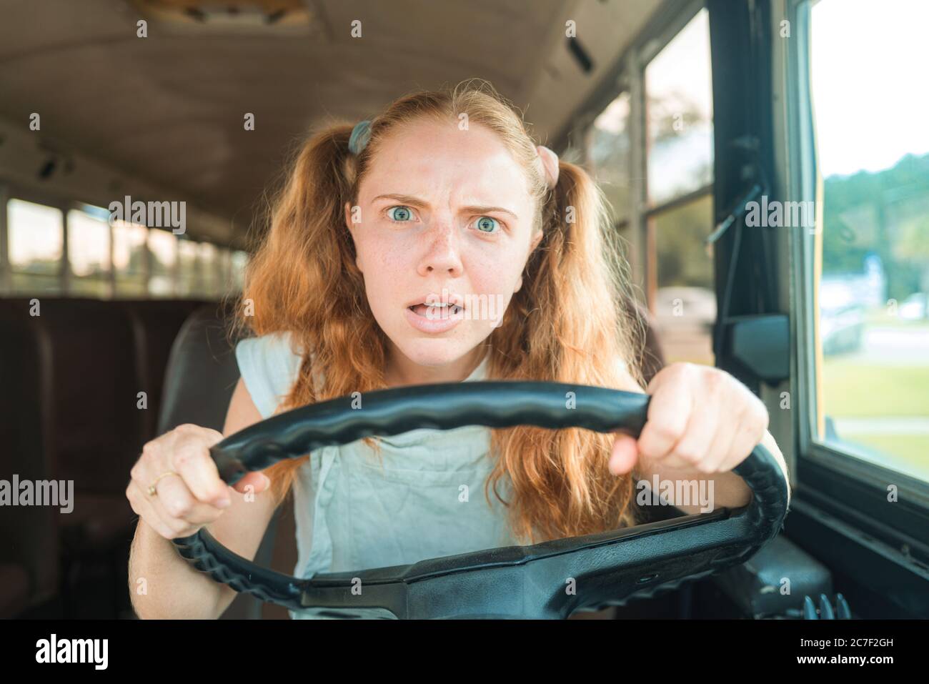 Schoolbus driver hi-res stock photography and images - Alamy