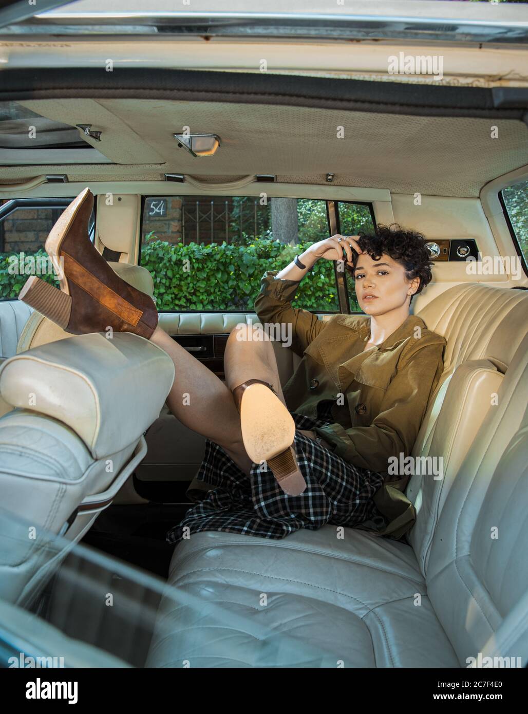 Black car photoshoot hi-res stock photography and images - Alamy