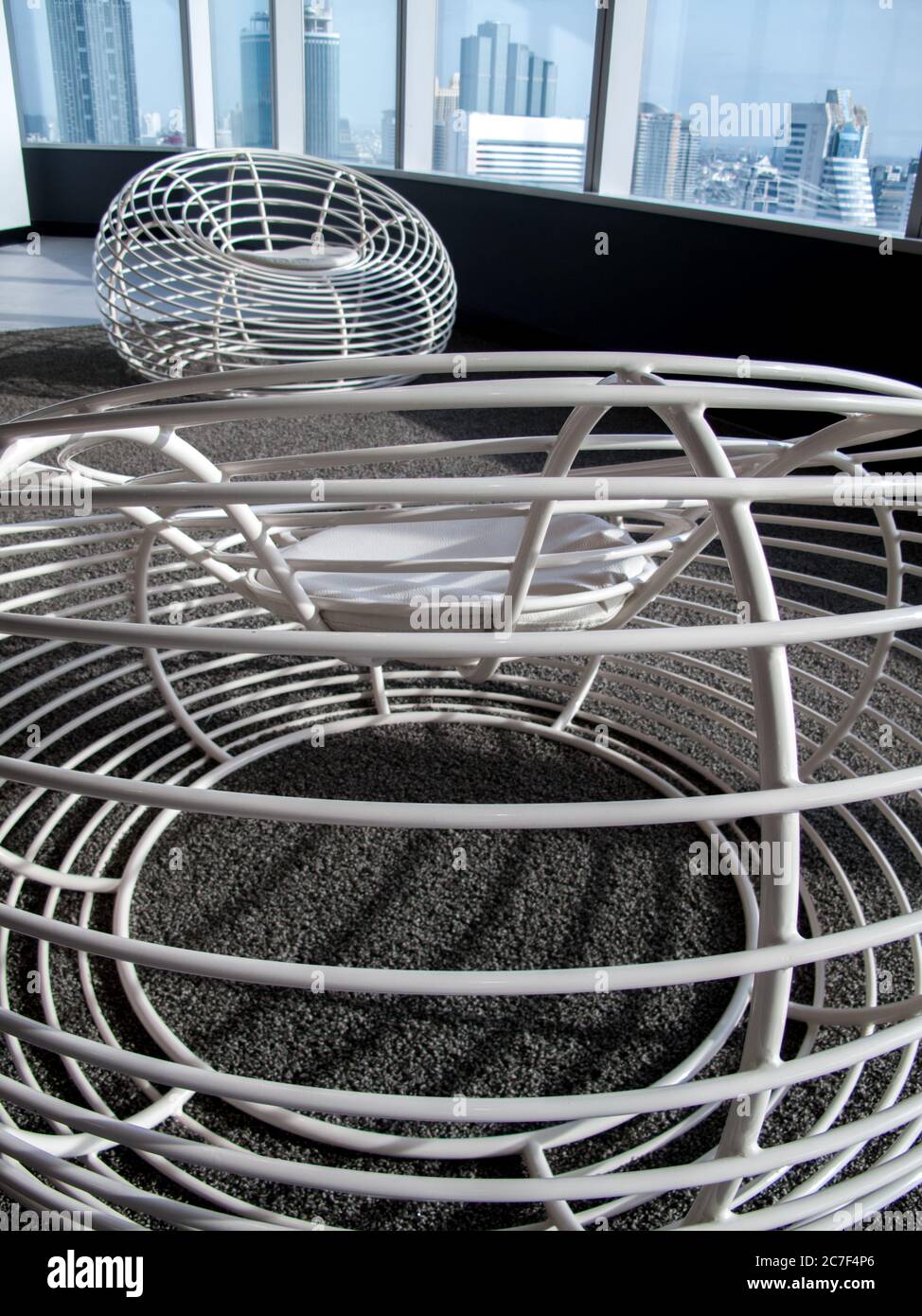 Wire chair hi-res stock photography and images - Alamy