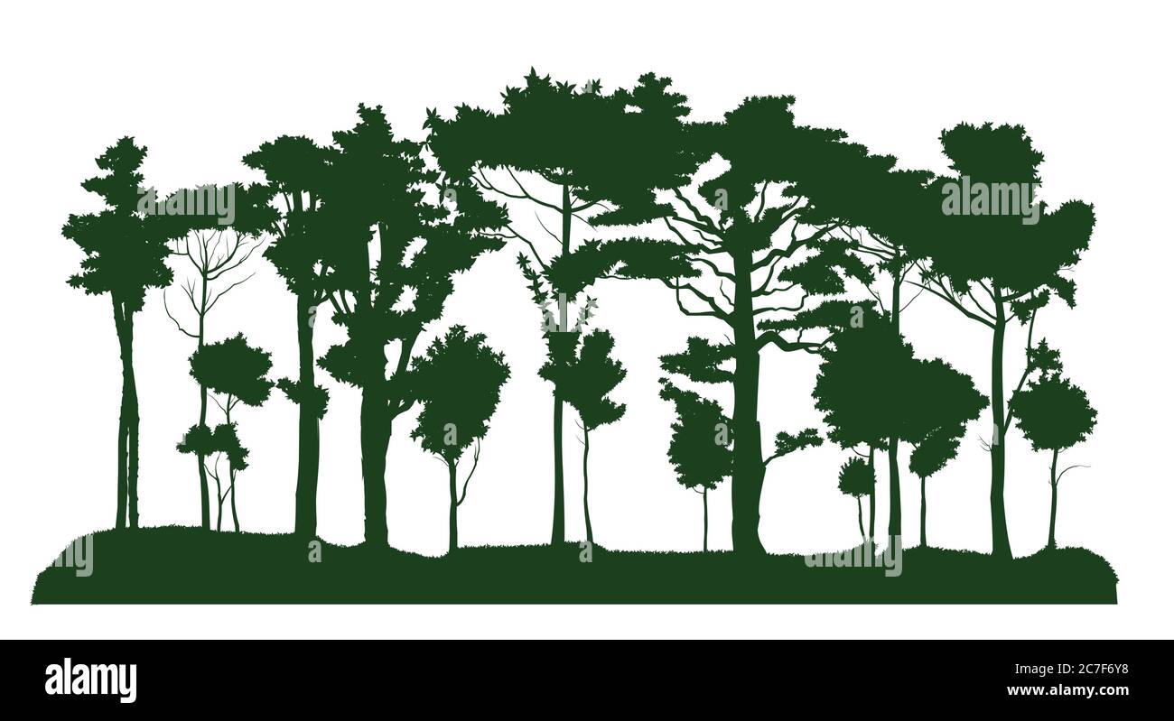 Summer rain cartoon landscape Cut Out Stock Images & Pictures - Alamy