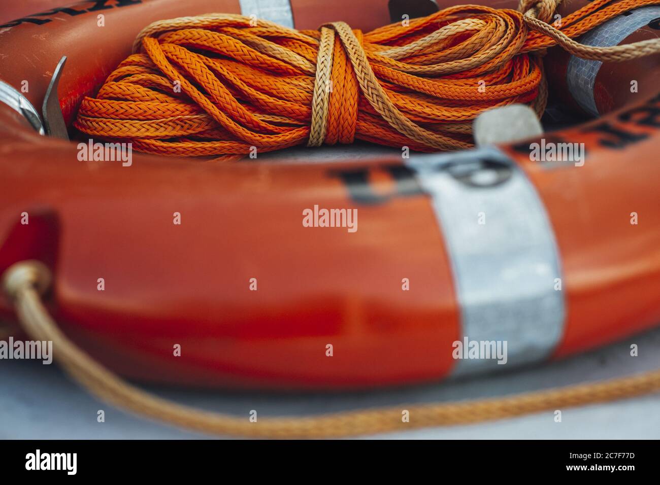 Lifesaver belt closeup hi-res stock photography and images - Alamy