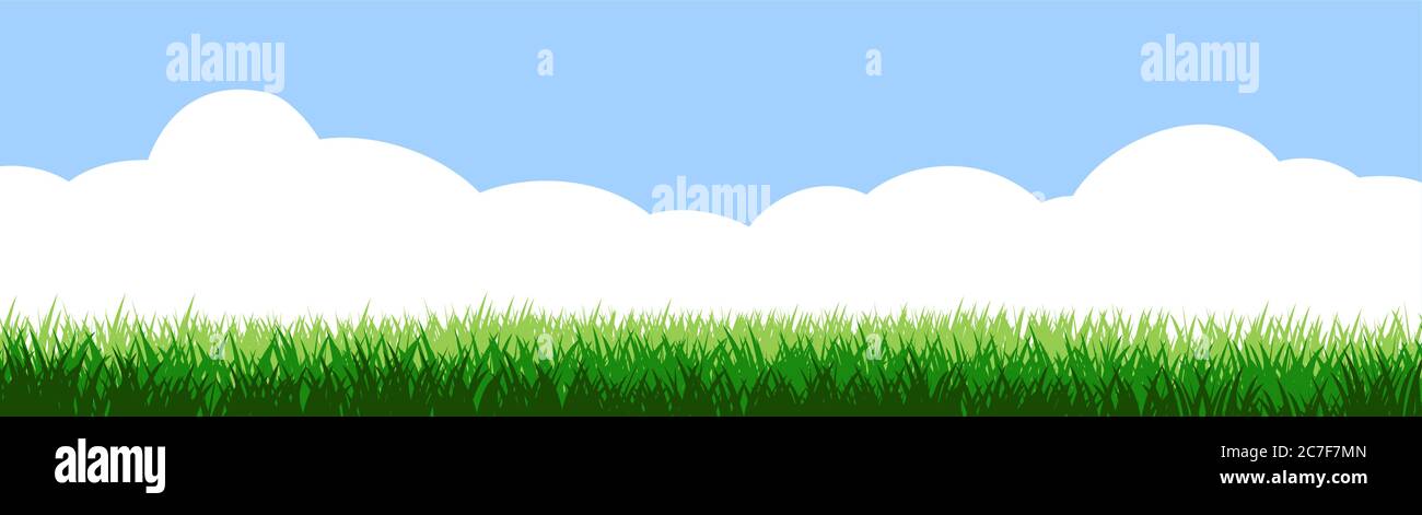 Juicy fresh green grass Stock Vector Images - Alamy