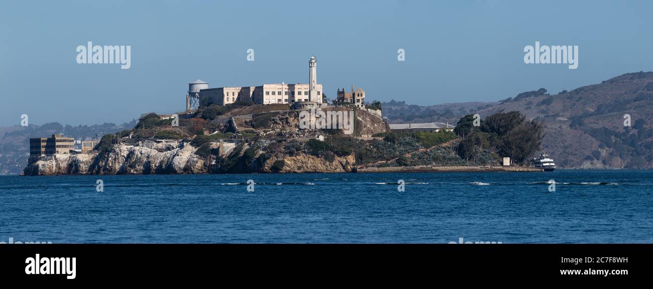 US Federal Prison Alcatraz, Alcatraz Island, San Francisco, California ...