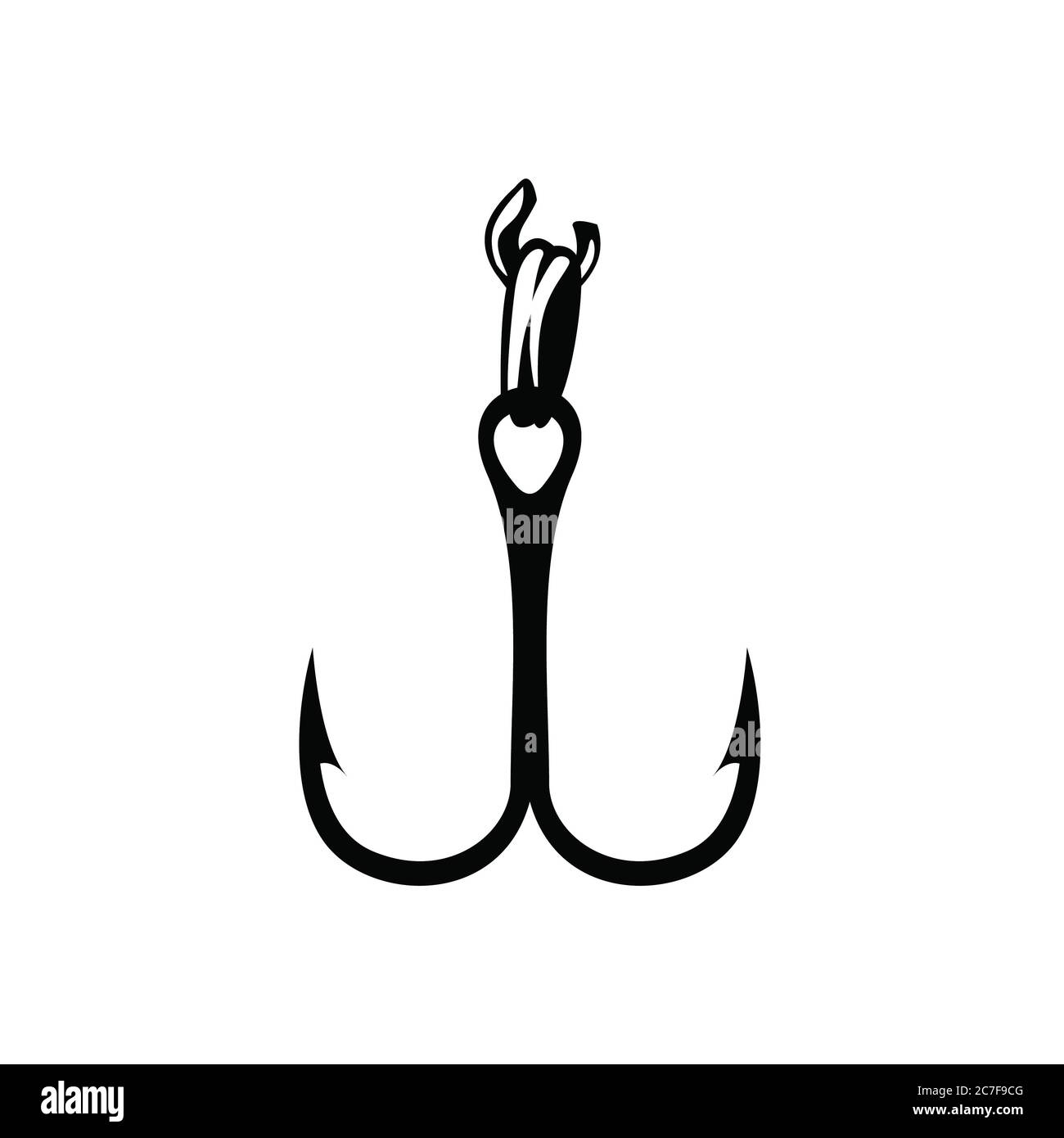 Hook illustration vector Stock Photo - Alamy