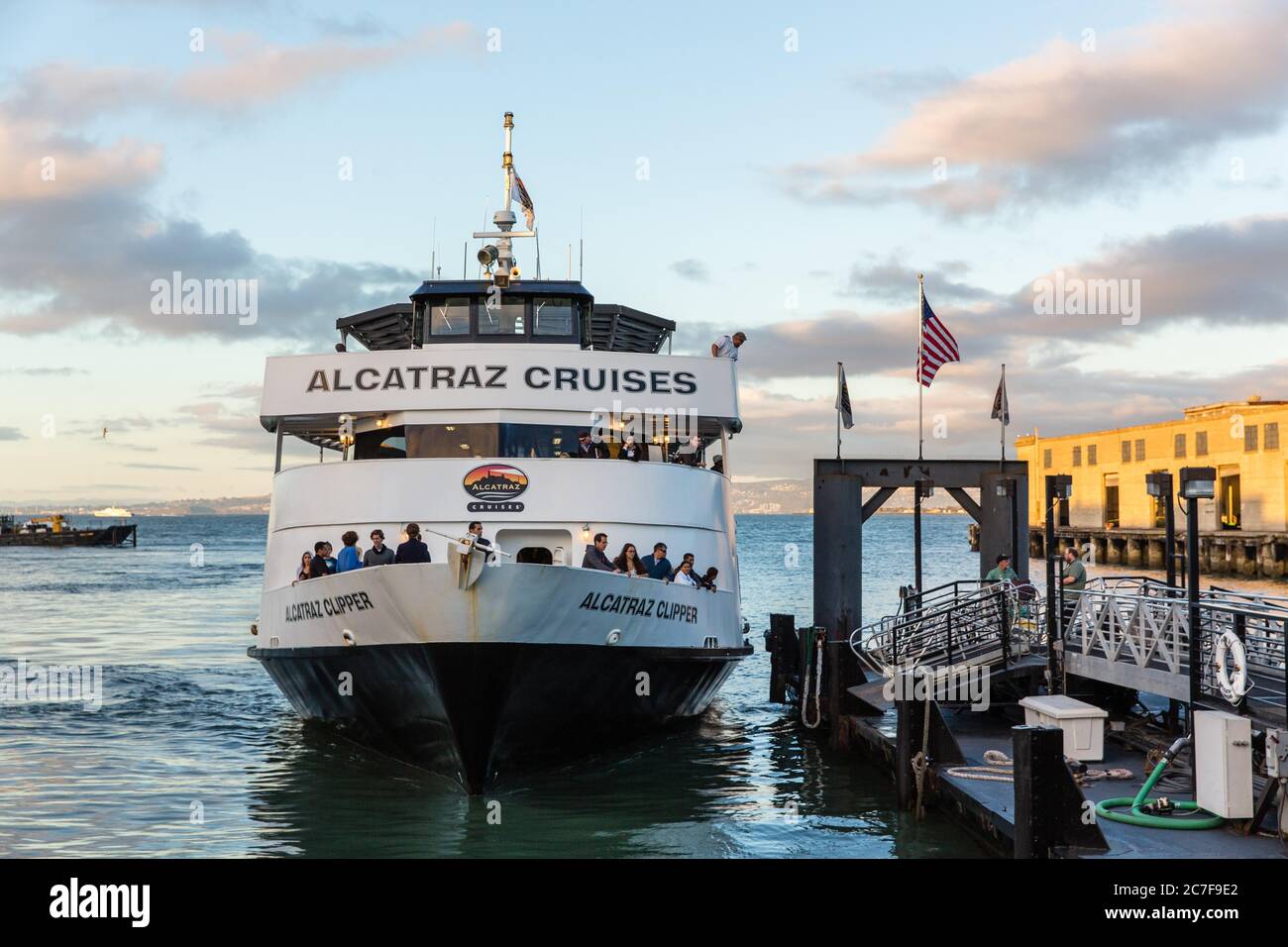 Alcatraz Cruises, Alcatraz Ferry, San Francisco, California, USA Stock ...