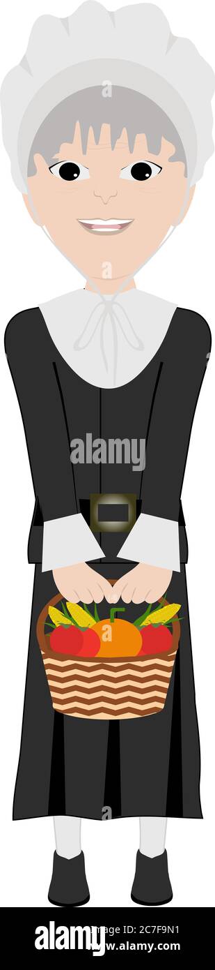 Woman basket vegetables Cut Out Stock Images & Pictures - Alamy