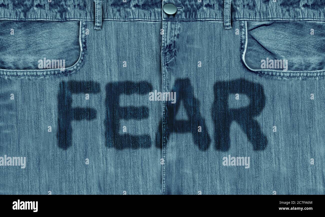 Fear psychology and being frightened with extreme feelings of fight or ...