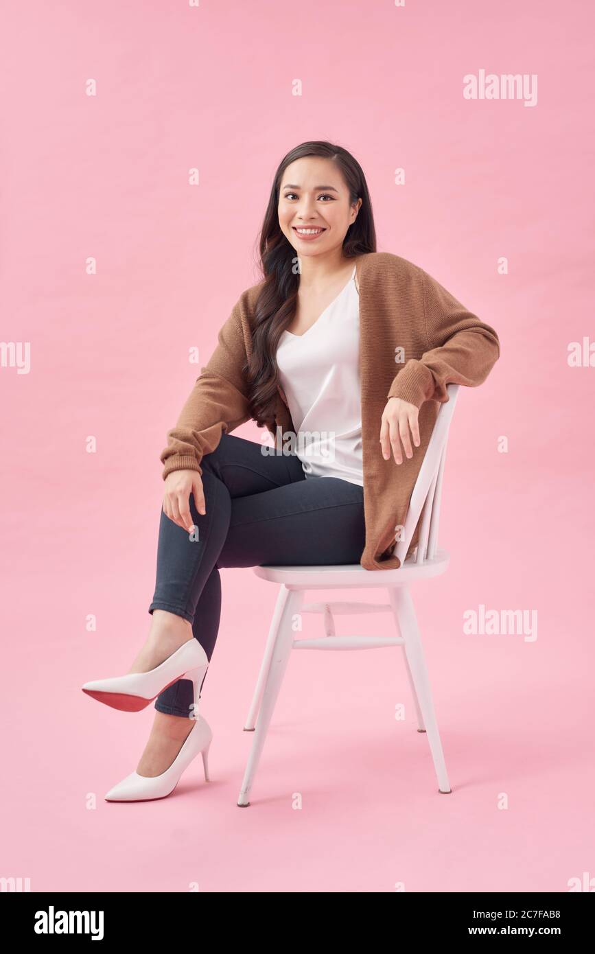 Superb Girl Sitting On
