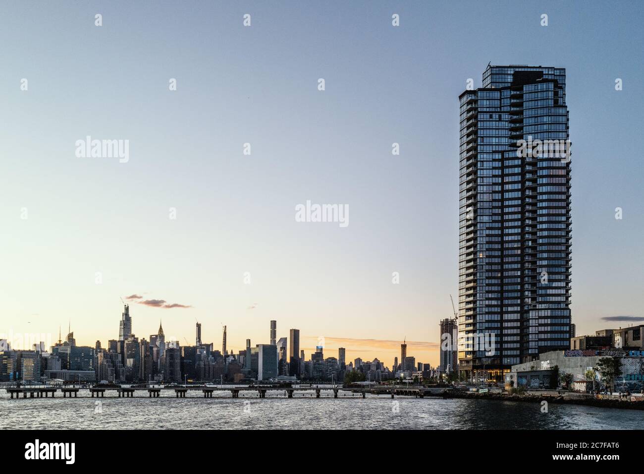 BROOKLYN, NY, USA - Transmitter Park. Daily life amidst the pandemic ...