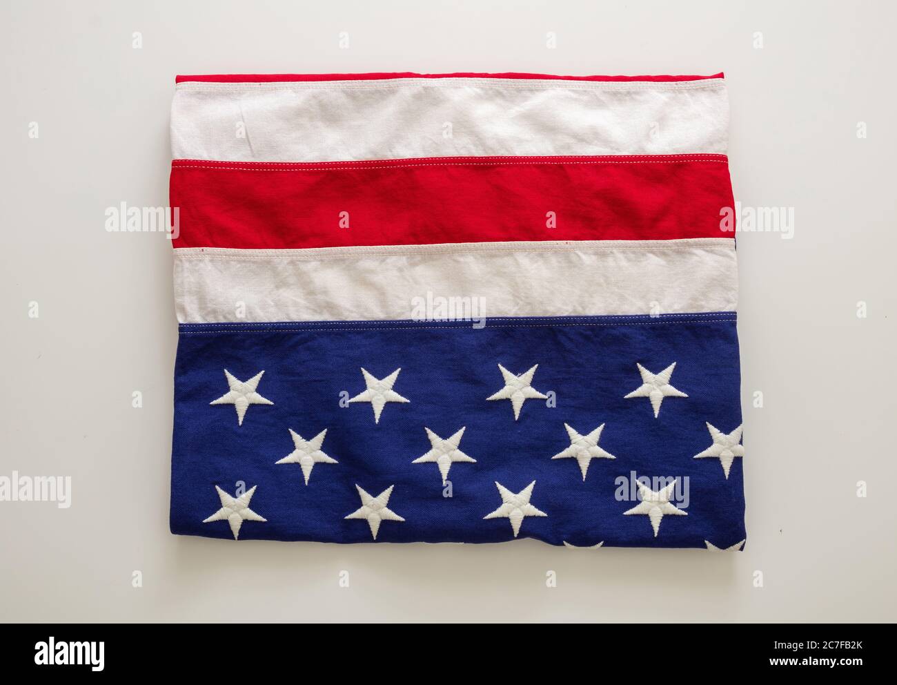 Folded american flag hi-res stock photography and images - Alamy
