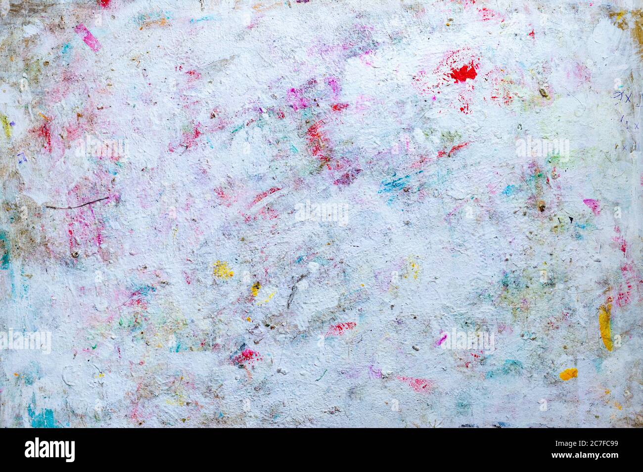 Colorful abstract painting against a white background - a cool picture ...
