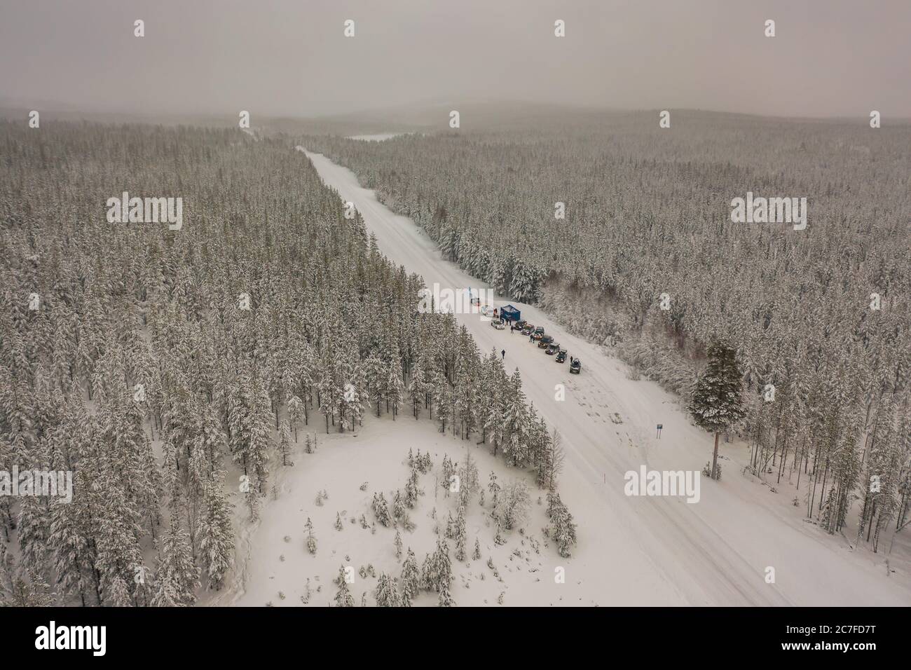 Marvelous winter scenery full of the magic of the season in Finland ...