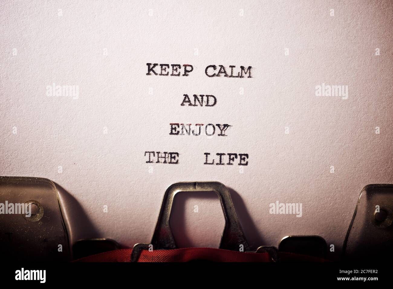 Enjoy life text written hi-res stock photography and images - Alamy