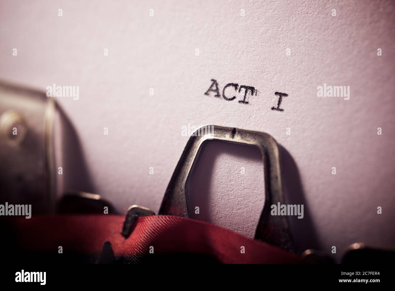 Act I text written on a paper Stock Photo - Alamy
