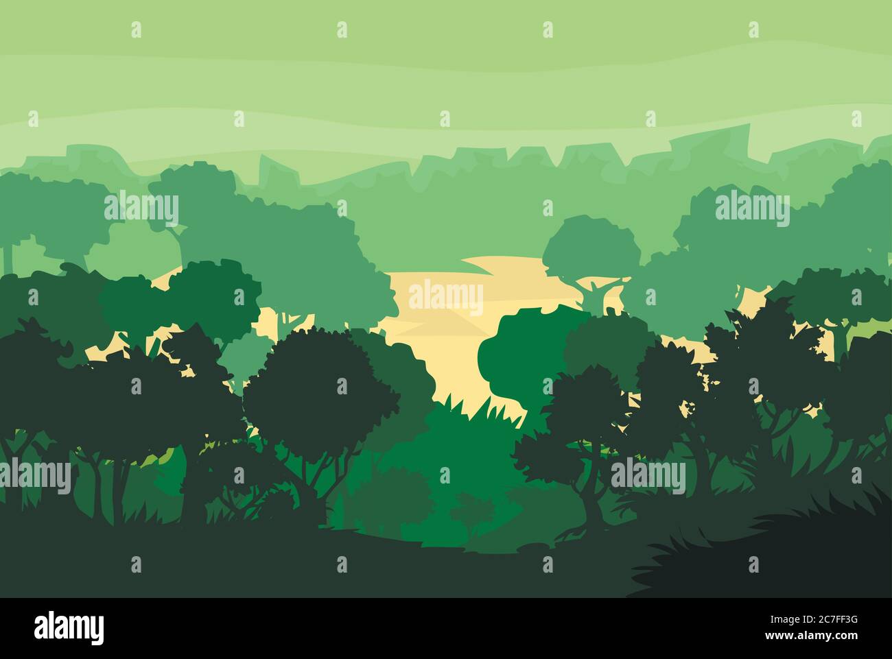 Cartoon scenery hi-res stock photography and images - Alamy