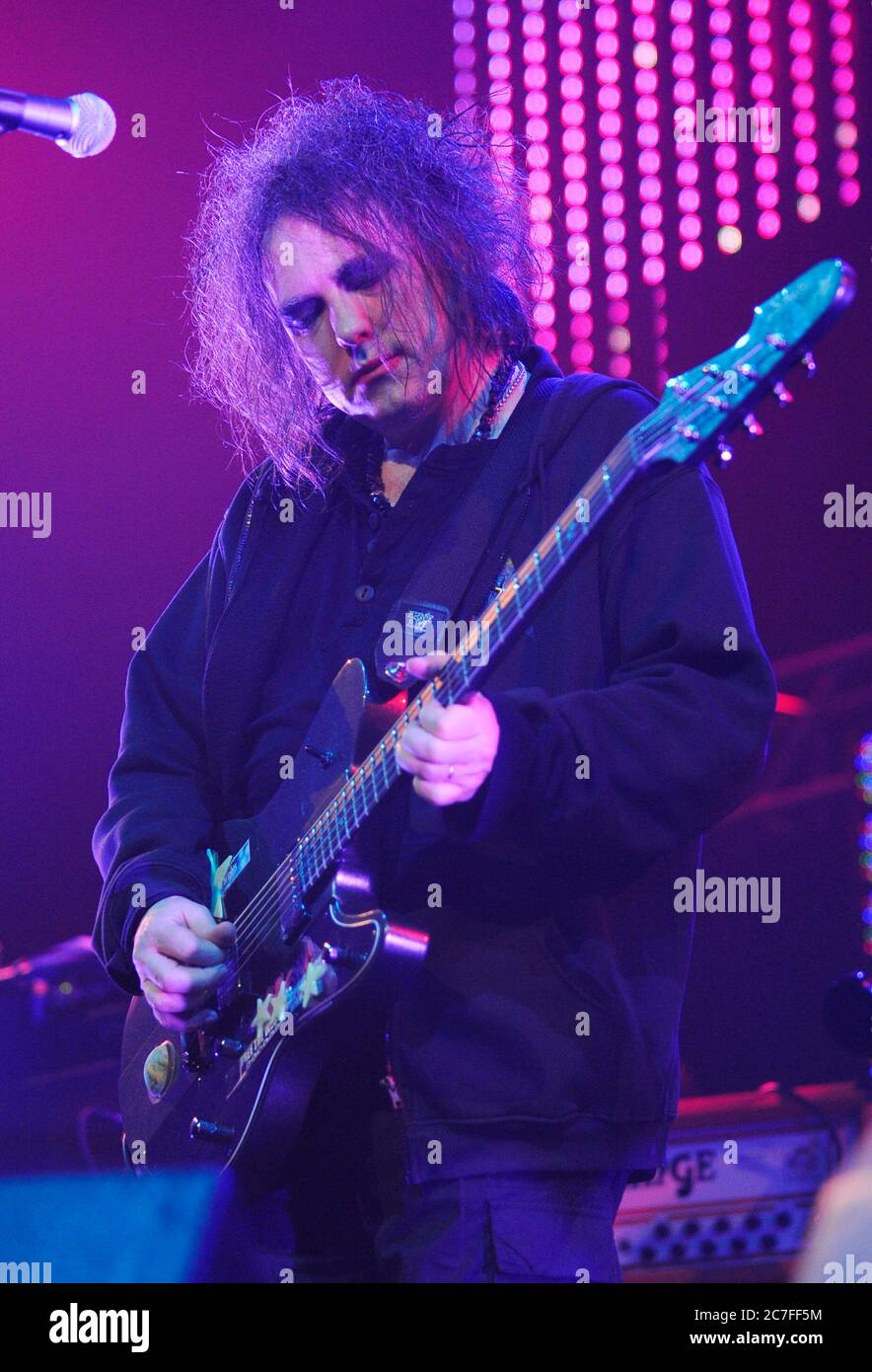 Robert Smith of The Cure performs at the 2008 KROQ Almost Acoustic ...