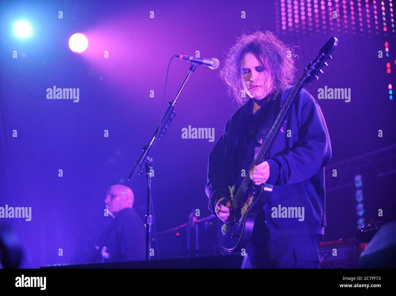 Robert Smith of The Cure performs at the 2008 KROQ Almost Acoustic ...