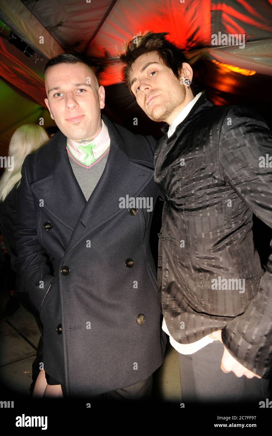 Exclusive portrait of Davey Havok of AFI (R) and Nick 13 of Tiger Army ...