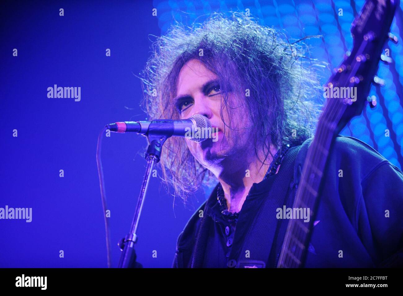 Robert Smith of The Cure performs at the 2008 KROQ Almost Acoustic ...