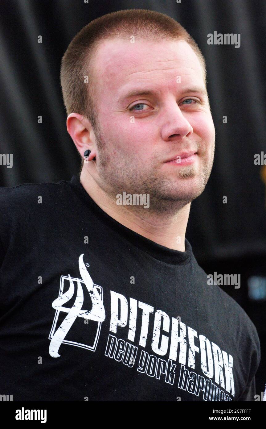Dan Marsala of Story of the Year backstage portrait at the Bamboozle ...