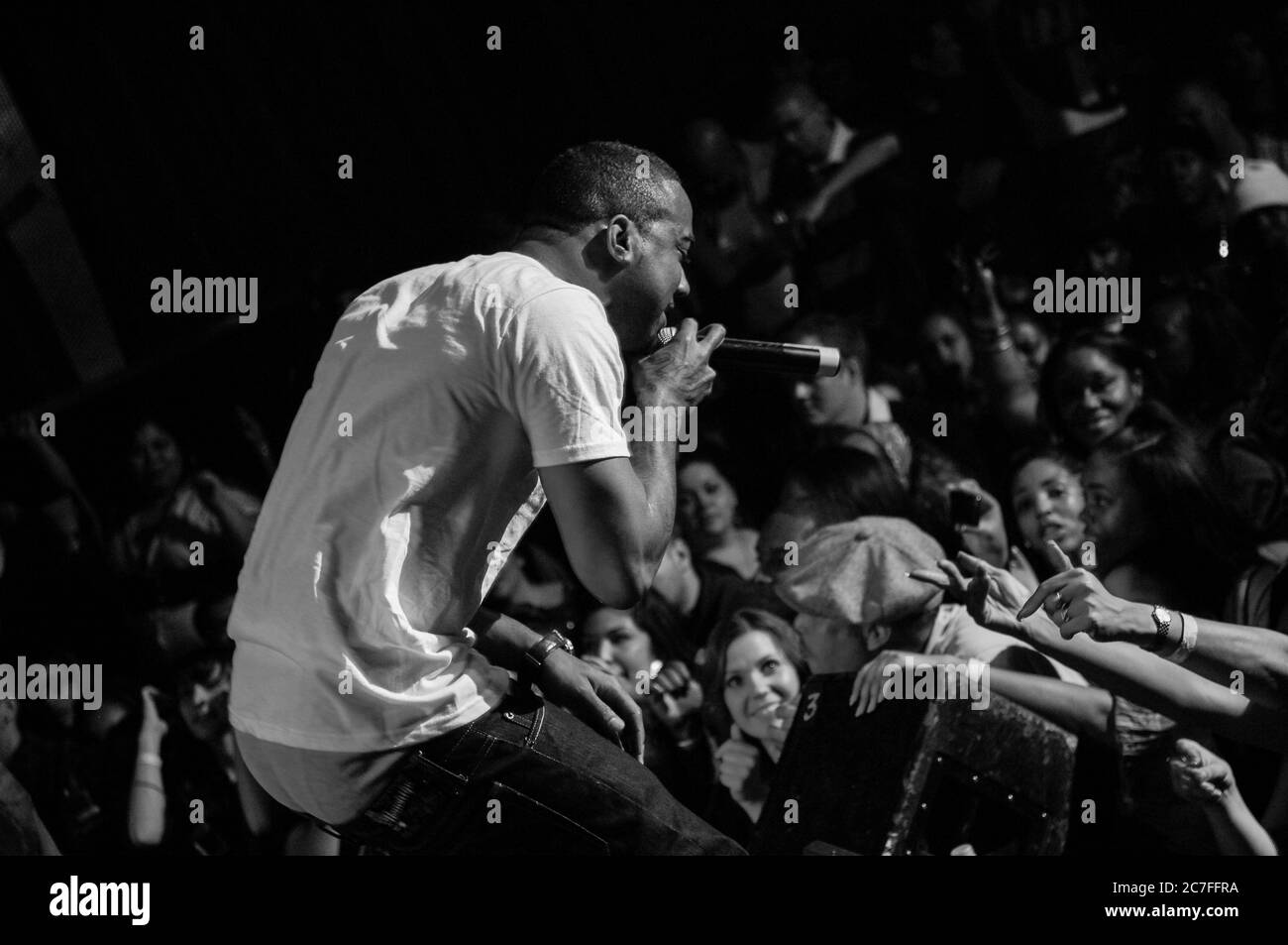 Rapper Problem performs at the Key Club on January 31, 2009 in West ...