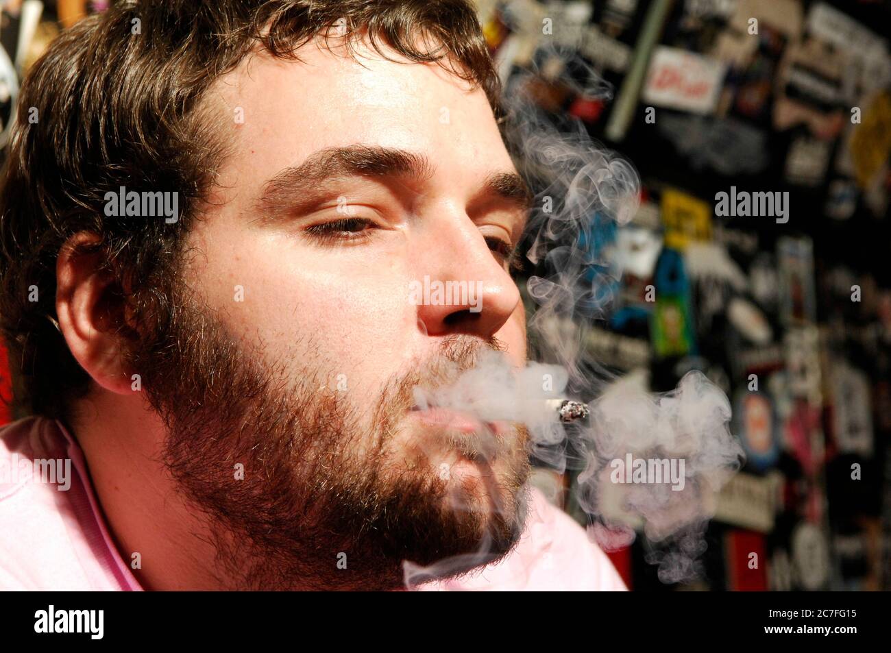 Tyler Pursel, Keyboardist of Gym Class Heroes backstage portrait on the ...