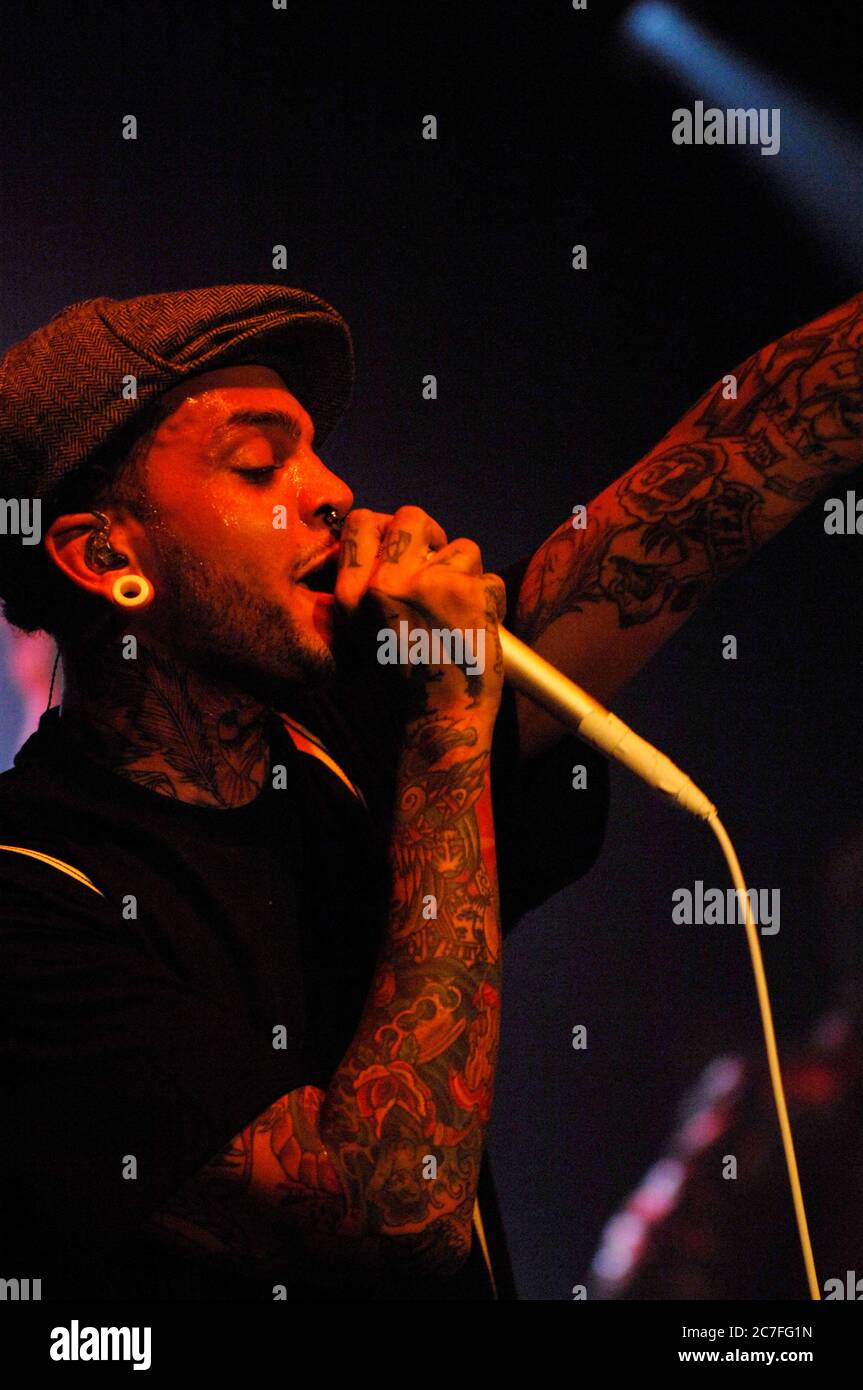 Rapper Travis McCoy of Gym Class Heroes performs at the Key Club on ...