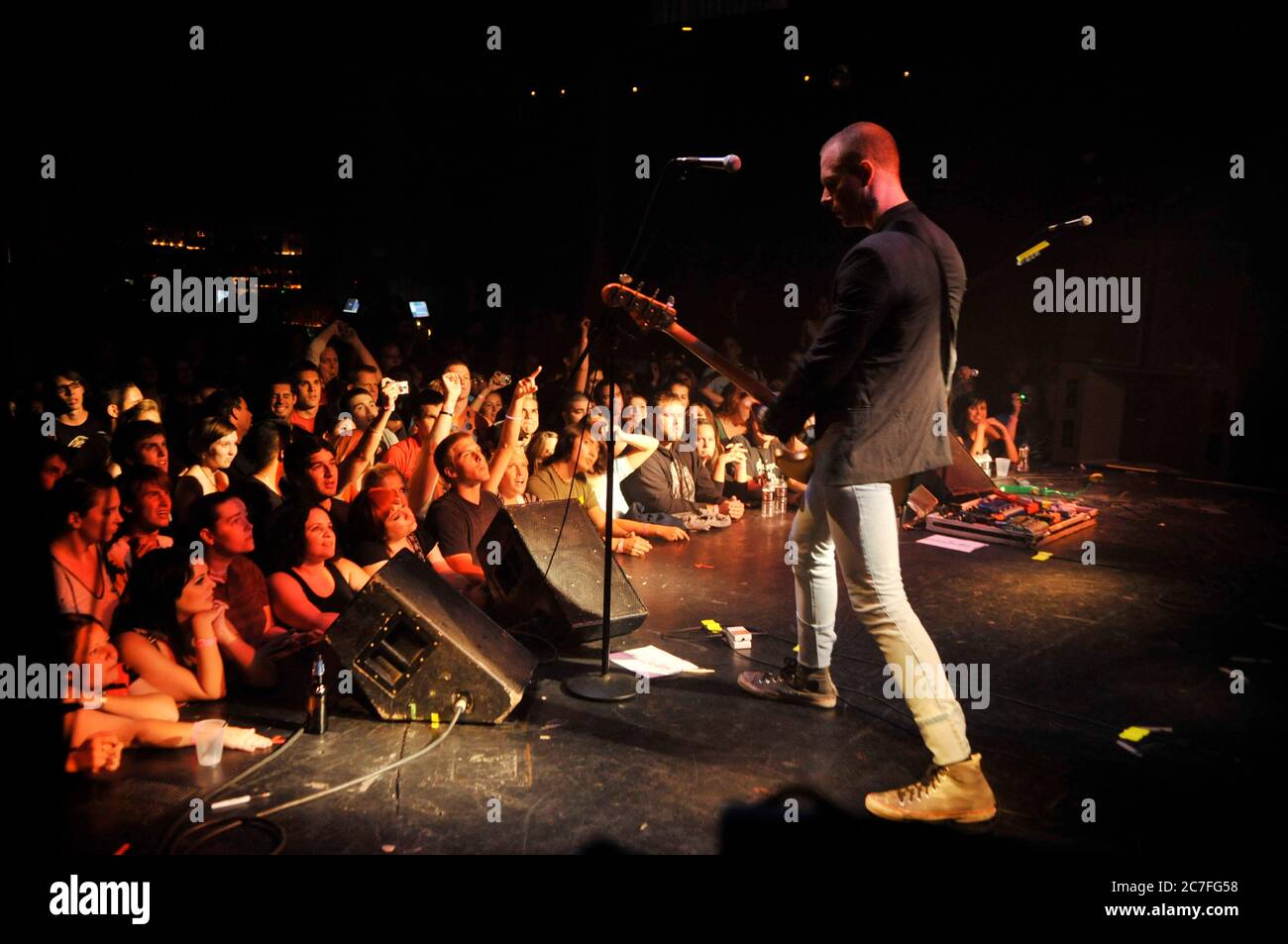 Singer Max Collins of Eve 6 performing at the Key Club on September 12 ...