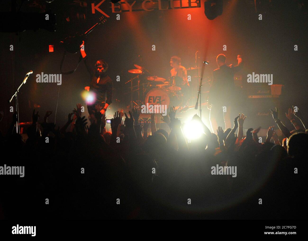 Singer Max Collins of Eve 6 performing at the Key Club on September 12 ...