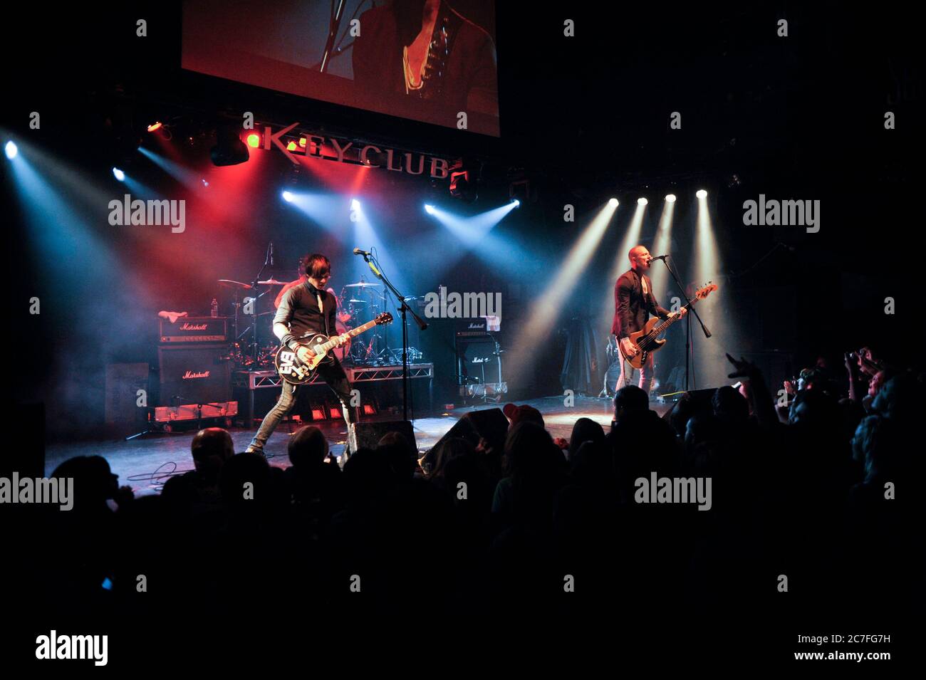 Singer Max Collins of Eve 6 performing at the Key Club on September 12 ...