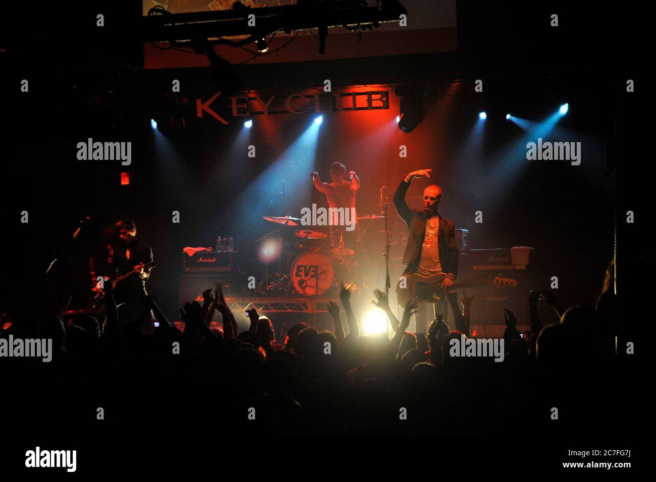 Singer Max Collins of Eve 6 performing at the Key Club on September 12 ...