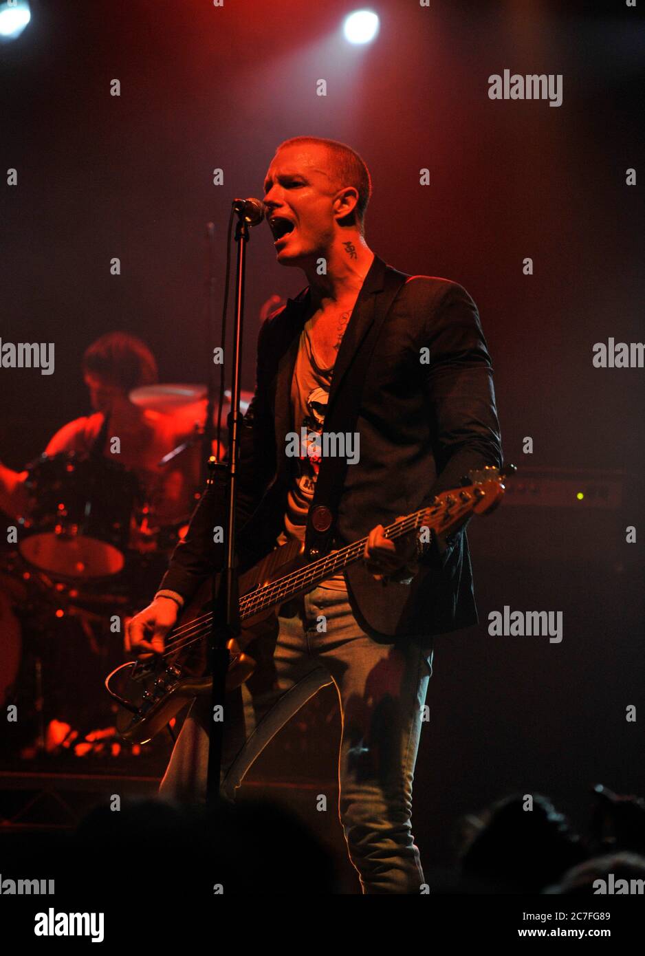 Singer Max Collins of Eve 6 performing at the Key Club on September 12 ...