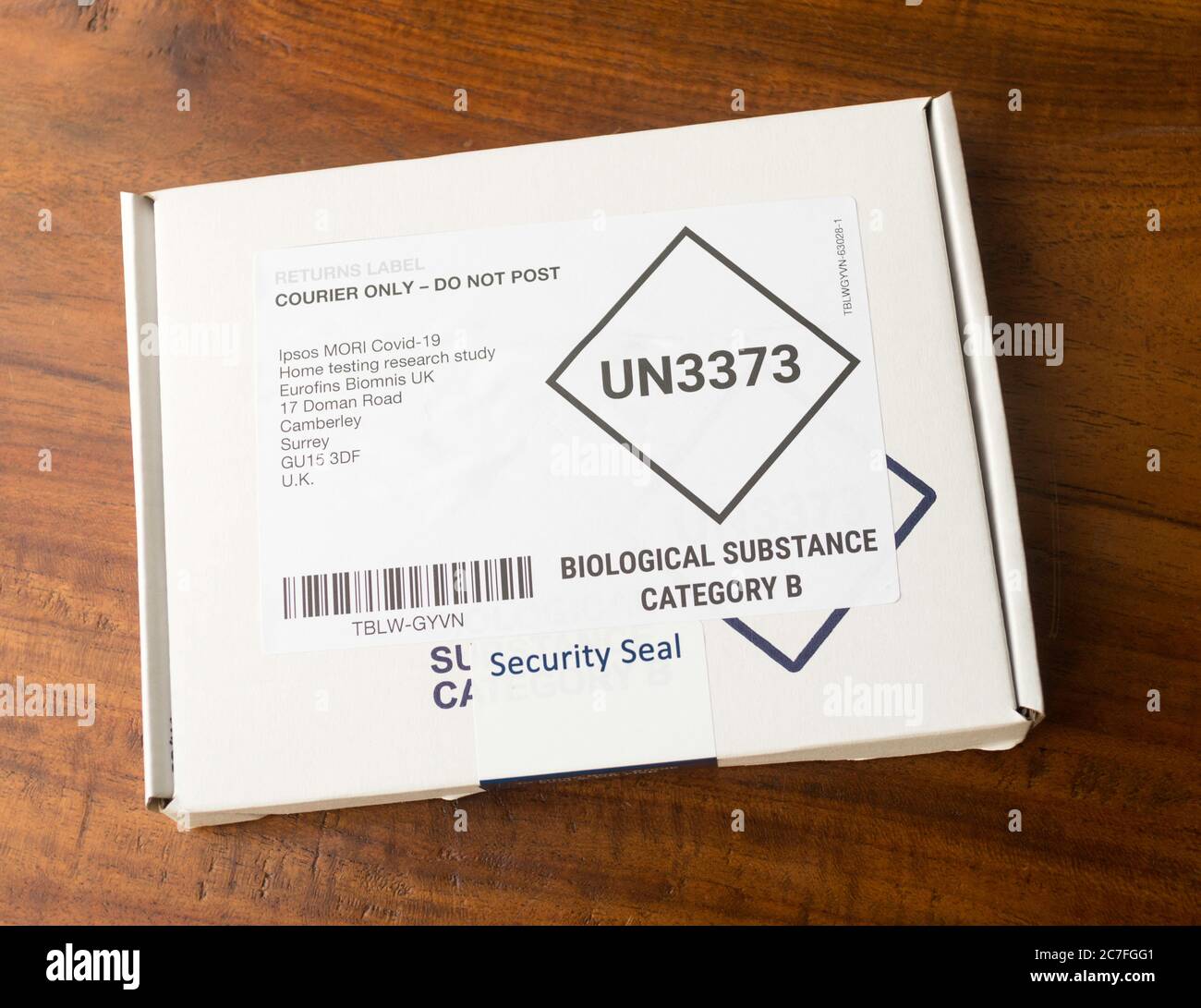 Covid-19 test sample to be returned to laboratory by courier for ...