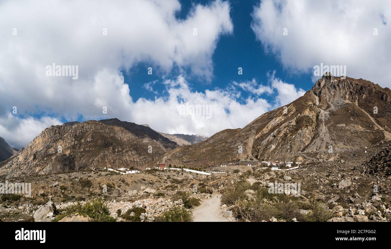 Muktinath temple entrance hi-res stock photography and images - Alamy
