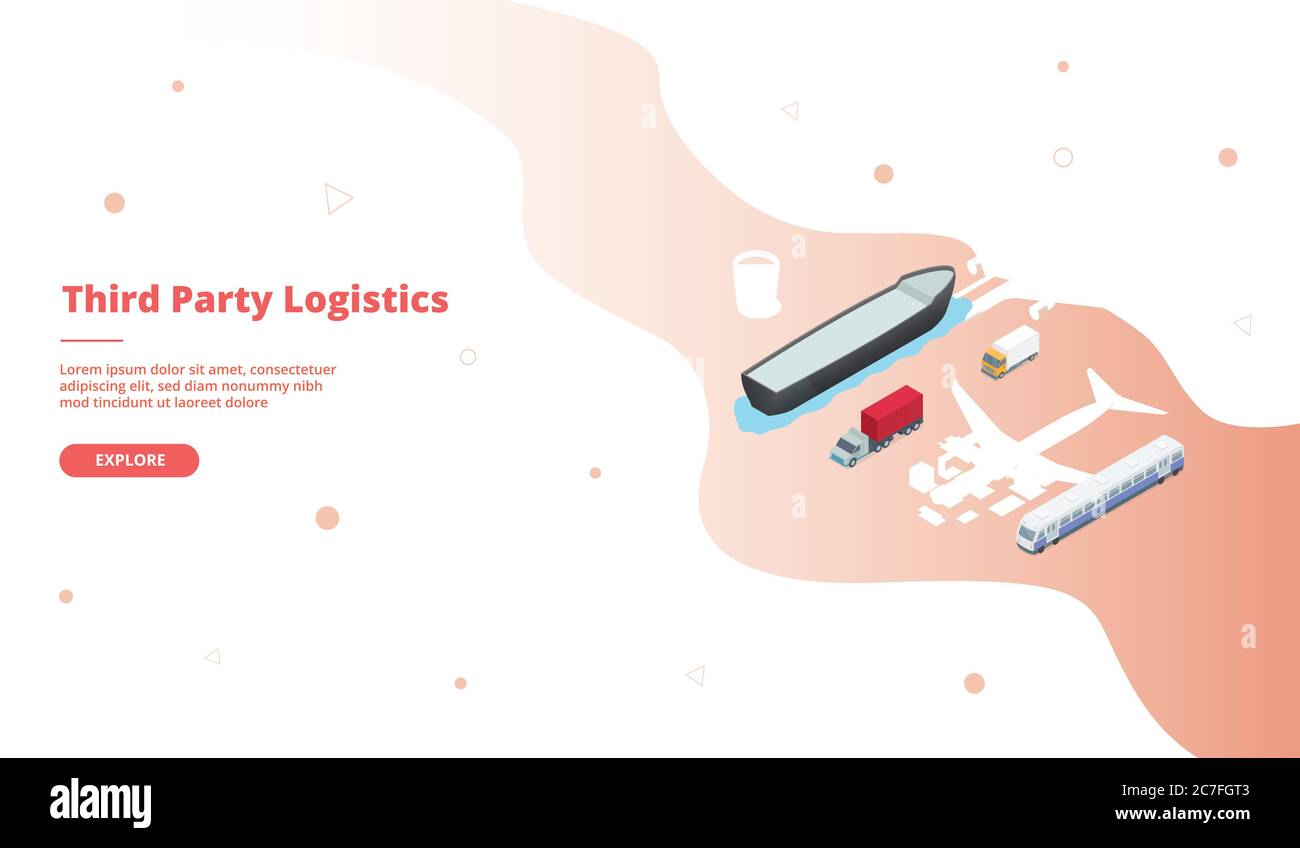Third party logistics transportation service ship truck plane train ...