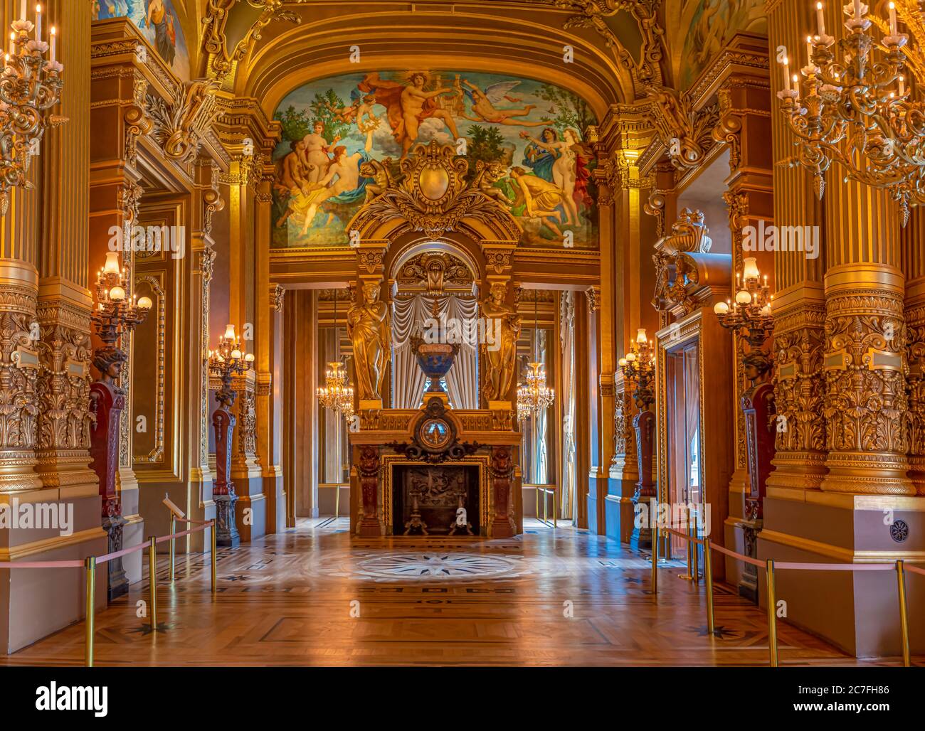 Paris, France - 06 19 2020: View inside Paris Opera Garnier Stock Photo ...