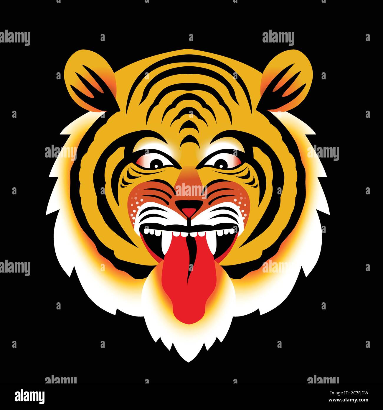 Pulikali tiger Stock Vector Images - Alamy