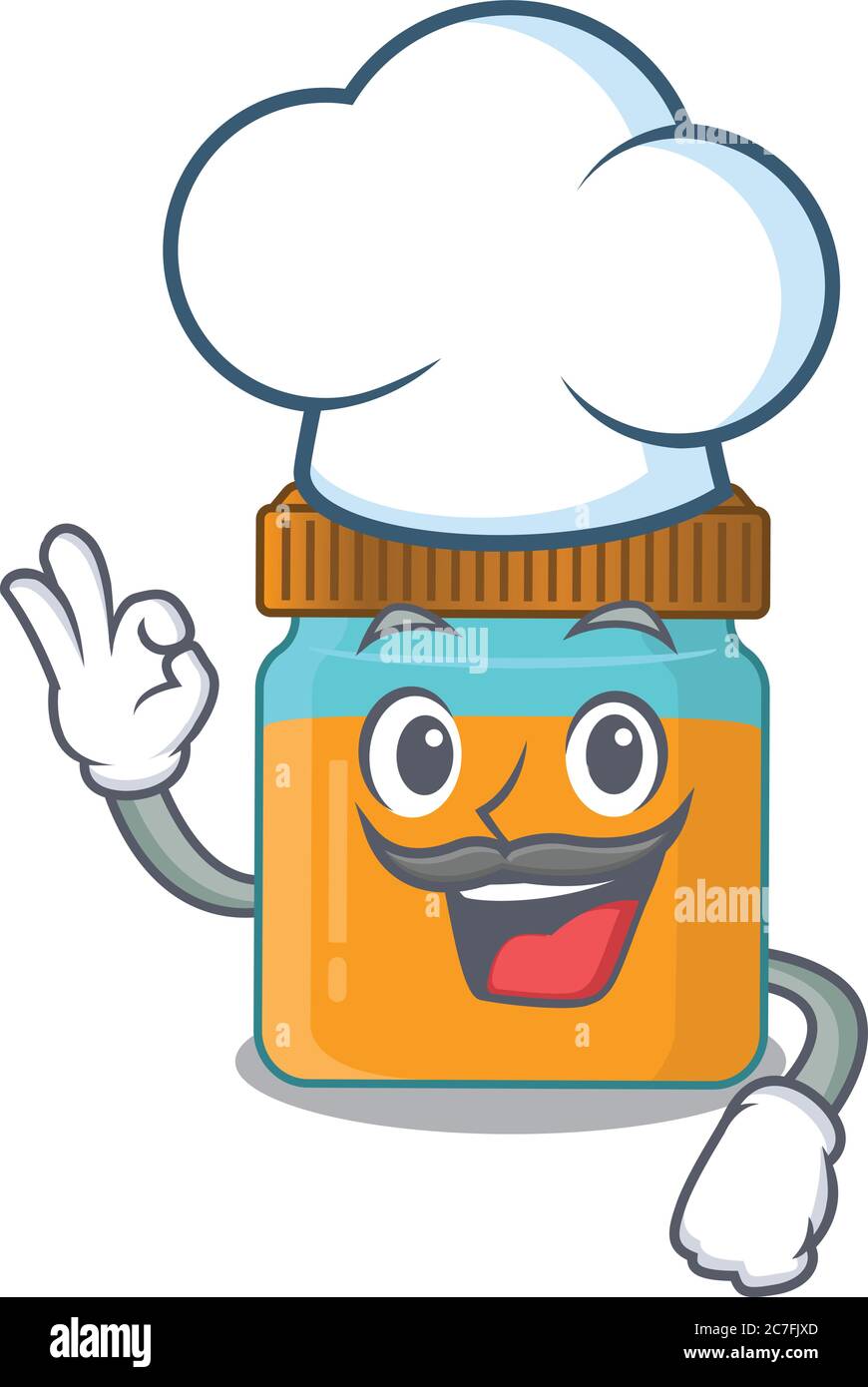 Talented honey jar chef cartoon drawing wearing chef hat Stock Vector ... Talented honey jar chef cartoon drawing wearing chef hat Stock Vector ...