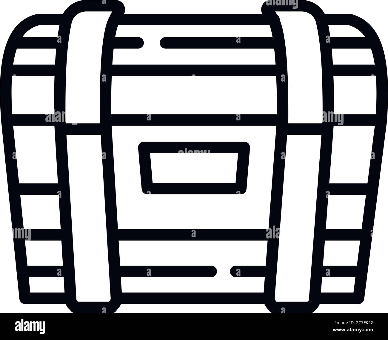 Dower chest icon. Outline dower chest vector icon for web design ...