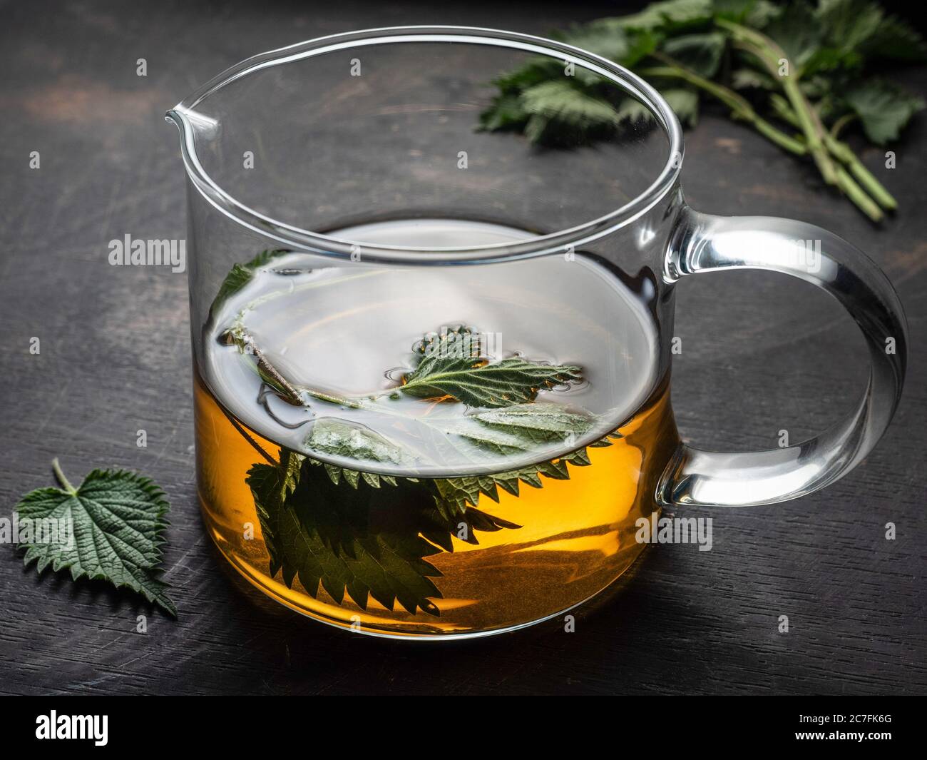 Nettle tea drink pot hi-res stock photography and images - Alamy