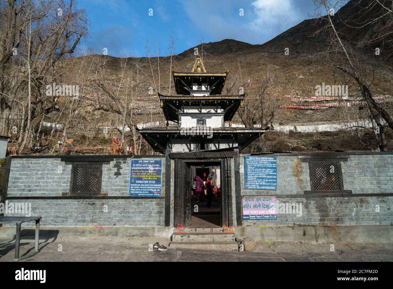 Muktinath temple hi-res stock photography and images - Alamy
