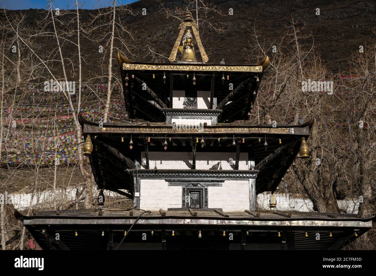 Muktinath Temple (Temple of Lord Muktinath, or Lord Visnu), a sacred ...