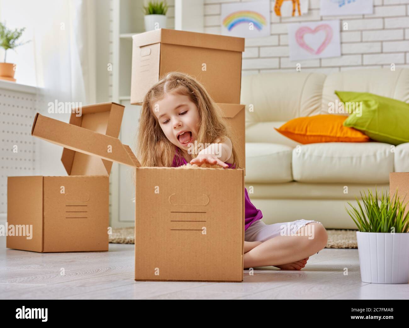 the move to a new home Stock Photo - Alamy