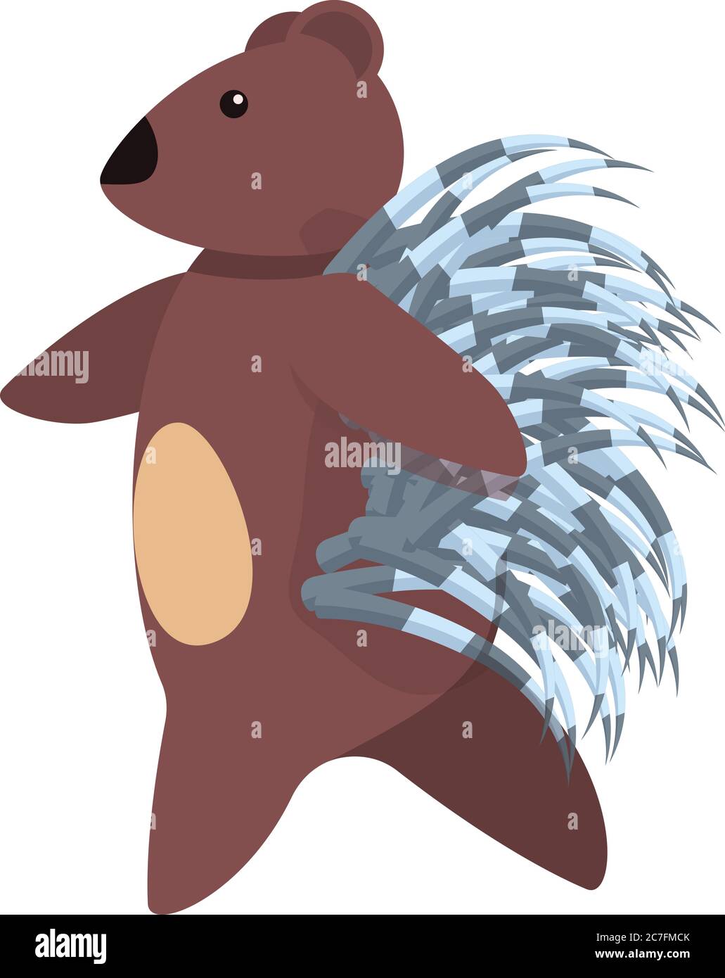 Porcupine icon. Cartoon of porcupine vector icon for web design ...