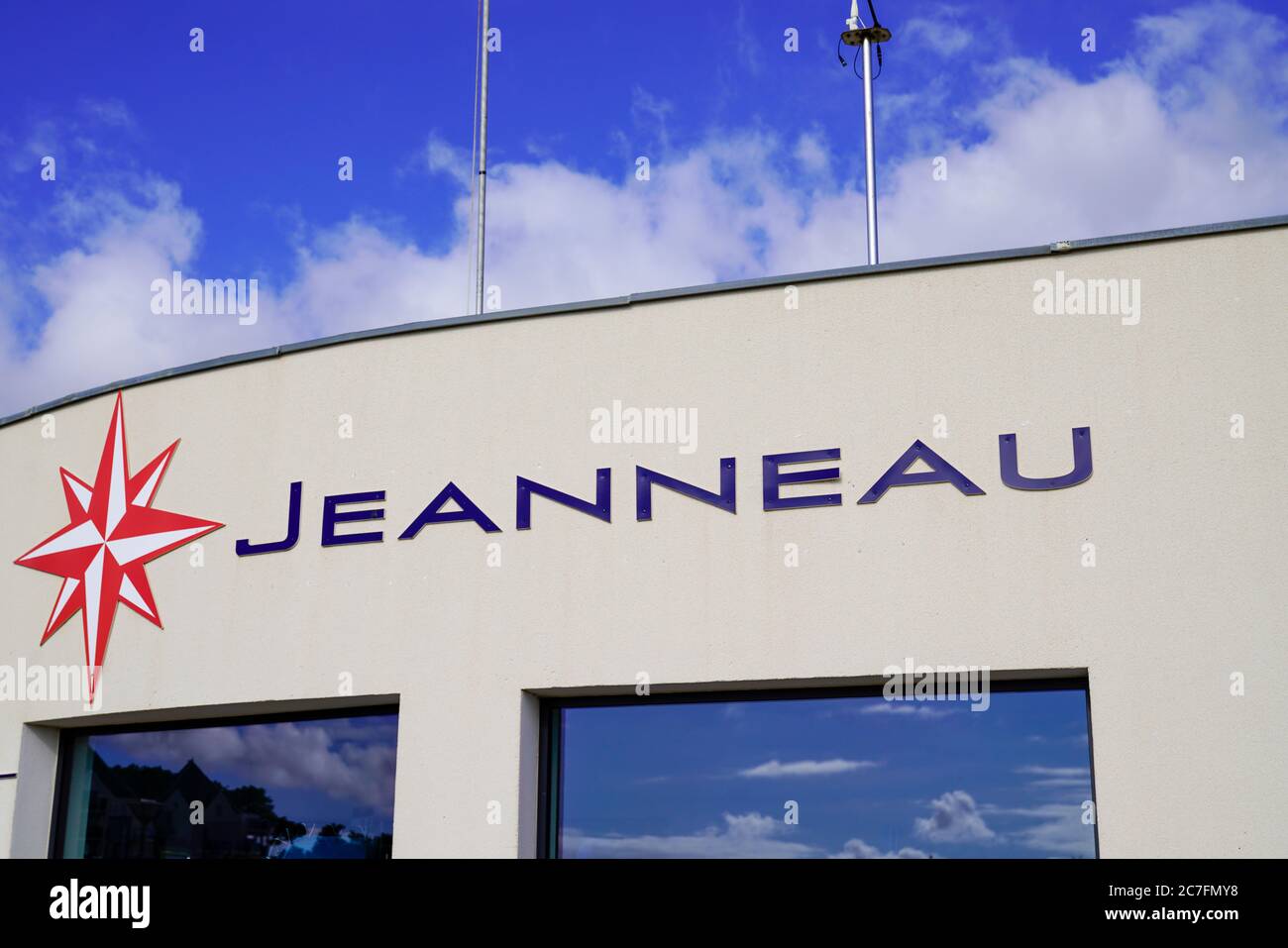 Bordeaux , Aquitaine / France - 07 07 2020 : jeanneau text sign and ...