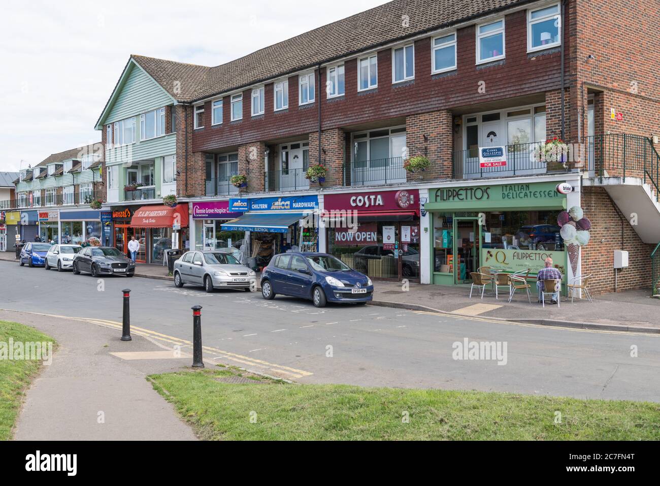 Chenies Parade shopping street, Little Chalfont, Buckinghamshire ...