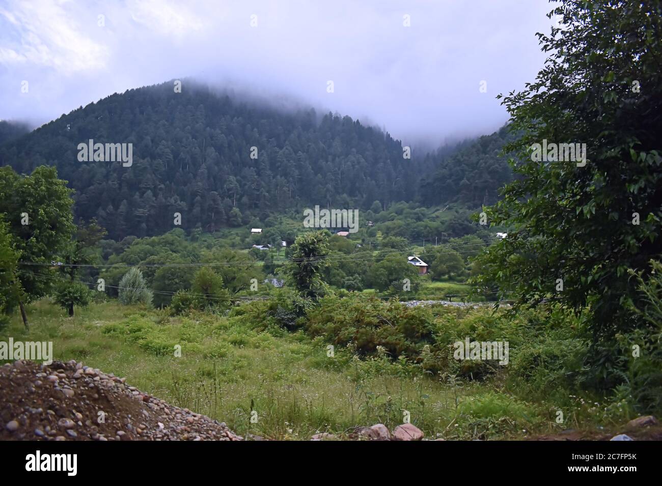 A beautiful photograph of landscape at Kashmir valley India Stock Photo ...